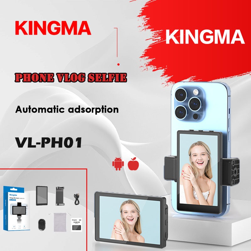 Kingma vlog &KingMa Selfie Wireless Monitor Screen Magnetic Vlogging ...