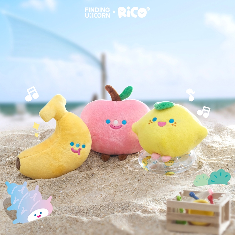 FINDING UNICORN X RiCO Pet Fruit Series Toy Blind Box（Single Box 1Pc ...