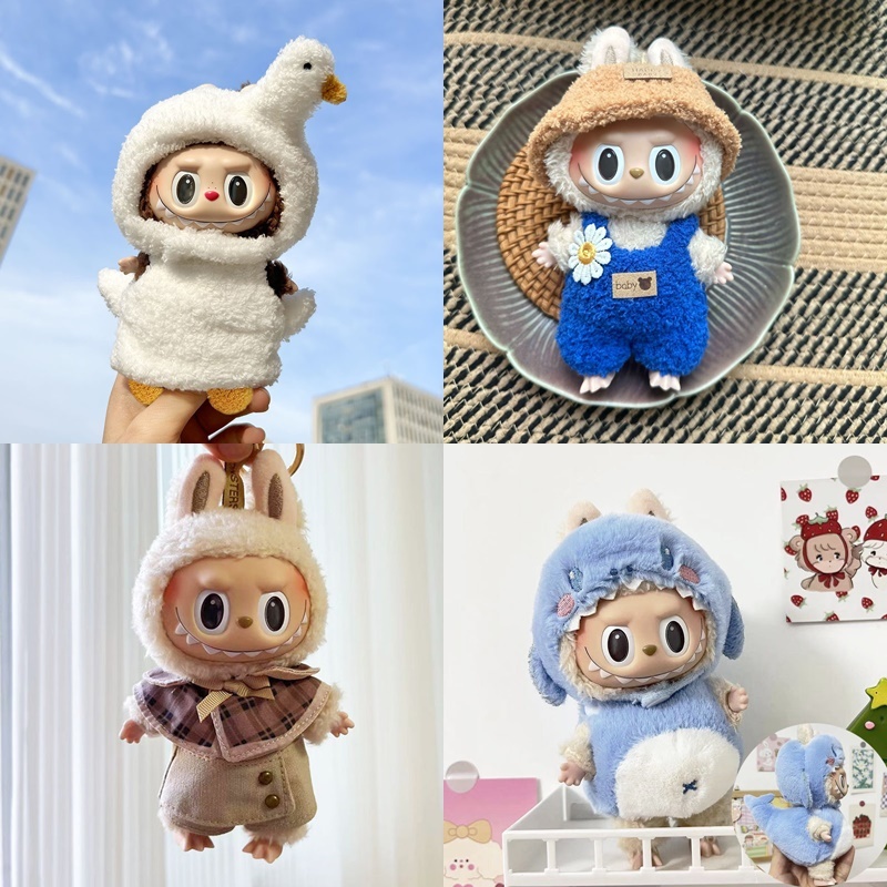 Labubu Macaron Costume Lisa Style Big Goose Clothing DIY Popmart Doll ...