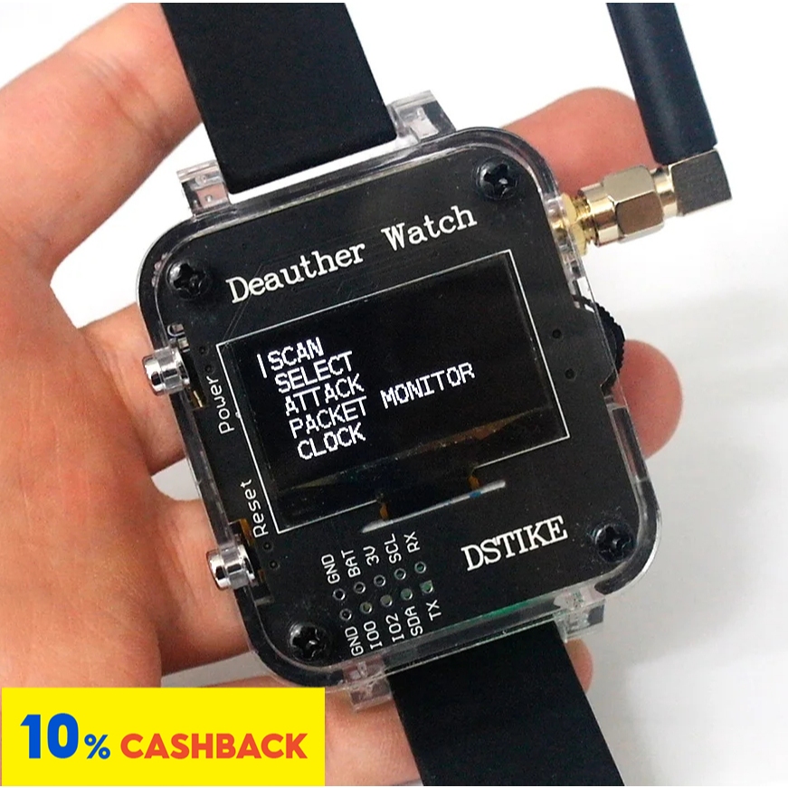 ⭐Dstike V3S / DSTIKE SE นาฬิกา Deauther ชาร์จ IoT Security Tester เพื่อ ...