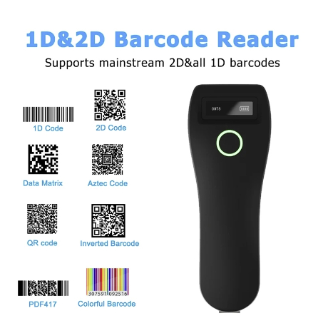 [HOT]ใหม่ Barcode Scanner W6 C70 ไร้สาย 1D 2D CMOS Scanner USB ...