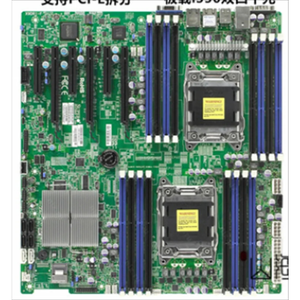 Supermicro X9DR3-F X79 เมนบอร์ด C602 ชิปเซ็ตรองรับ NVME PCI-E แยก Dual ...
