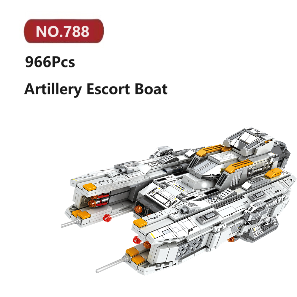 เรือรบอวกาศ เข้ากันได้ตัวต่อเลโก้ 966ชิ้น Reobrix Space เลโก้ชุดของเล่น ...