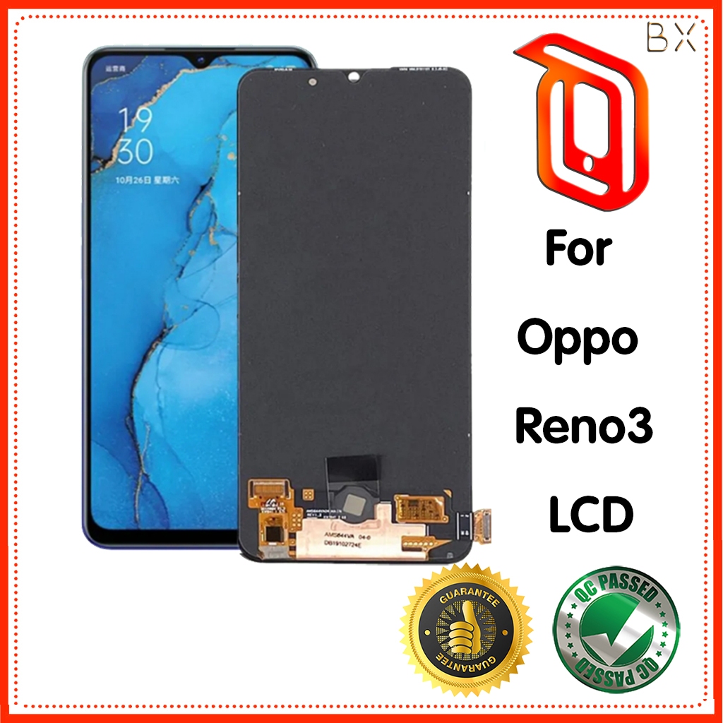 6.4 Tomato OLED สําหรับ Oppo Reno3 จอแสดงผล LCD หน ้ าจอสัมผัส ...
