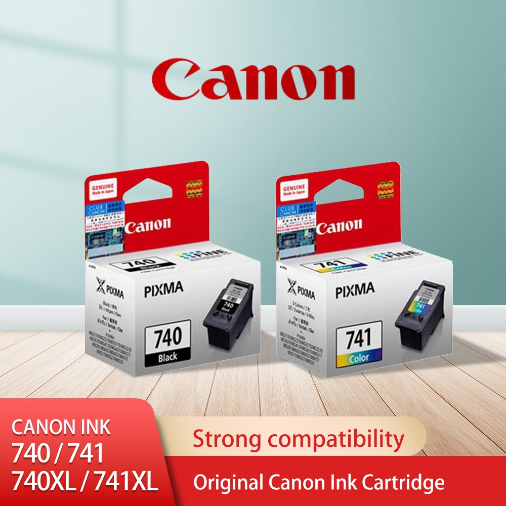 [ต้นฉบับ] ตลับหมึก Canon 740 740XL สีดํา 741 741XL ตลับหมึกสีสําหรับ ...