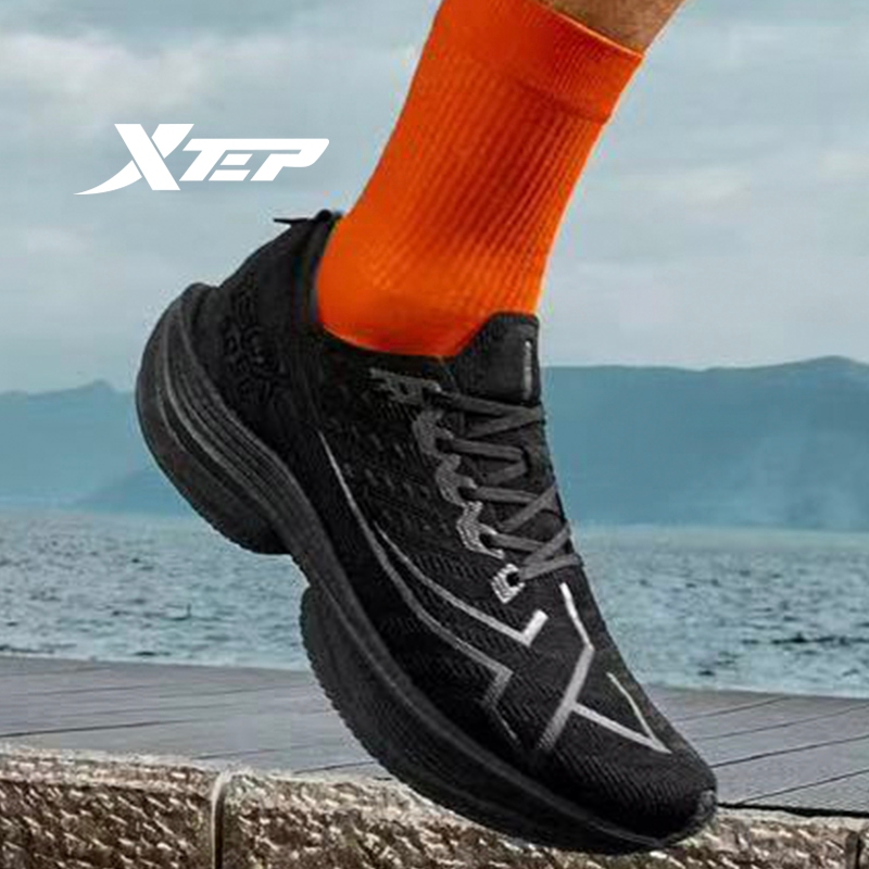 XTEP 160X5.0SE รองเท้าวิ่งรองเท้ามาราธอนมืออาชีพแผ่นคาร์บอนดูดซับแรงกระแทก Men Racing Running ...
