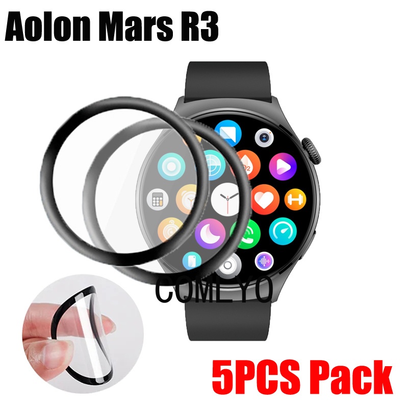 สําหรับ Aolon Mars R3 สมาร์ทวอทช์ป้องกันหน้าจอฝาครอบป้องกันฟิล์ม 3D ...