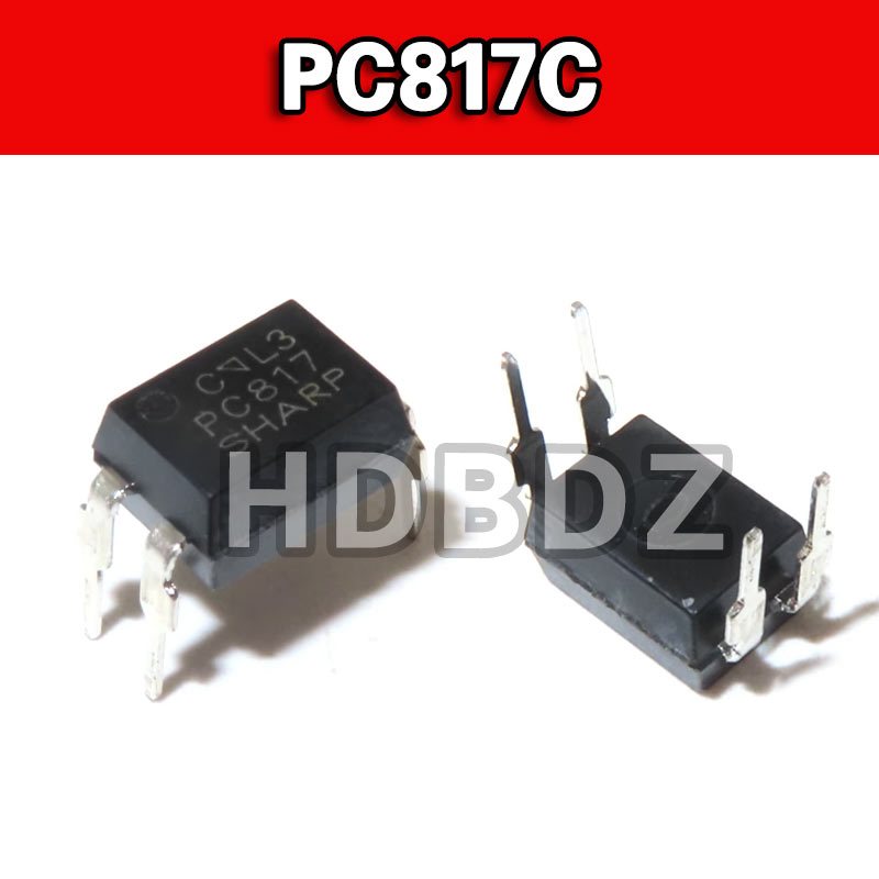 50pcs PC817C PC817 DIP-4 SHARP Optoisolator ออปโตคัปเปิล IC | Shopee Thailand
