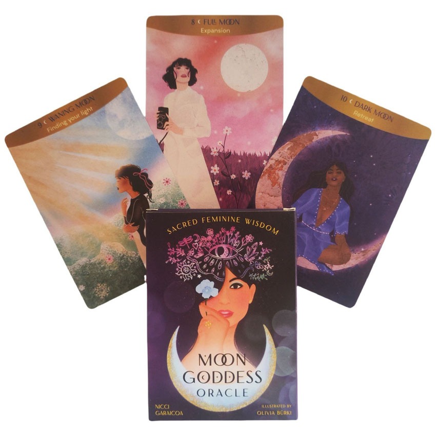 การ ์ ดเกม Moon Goddess Oracle Deck Shopee Thailand