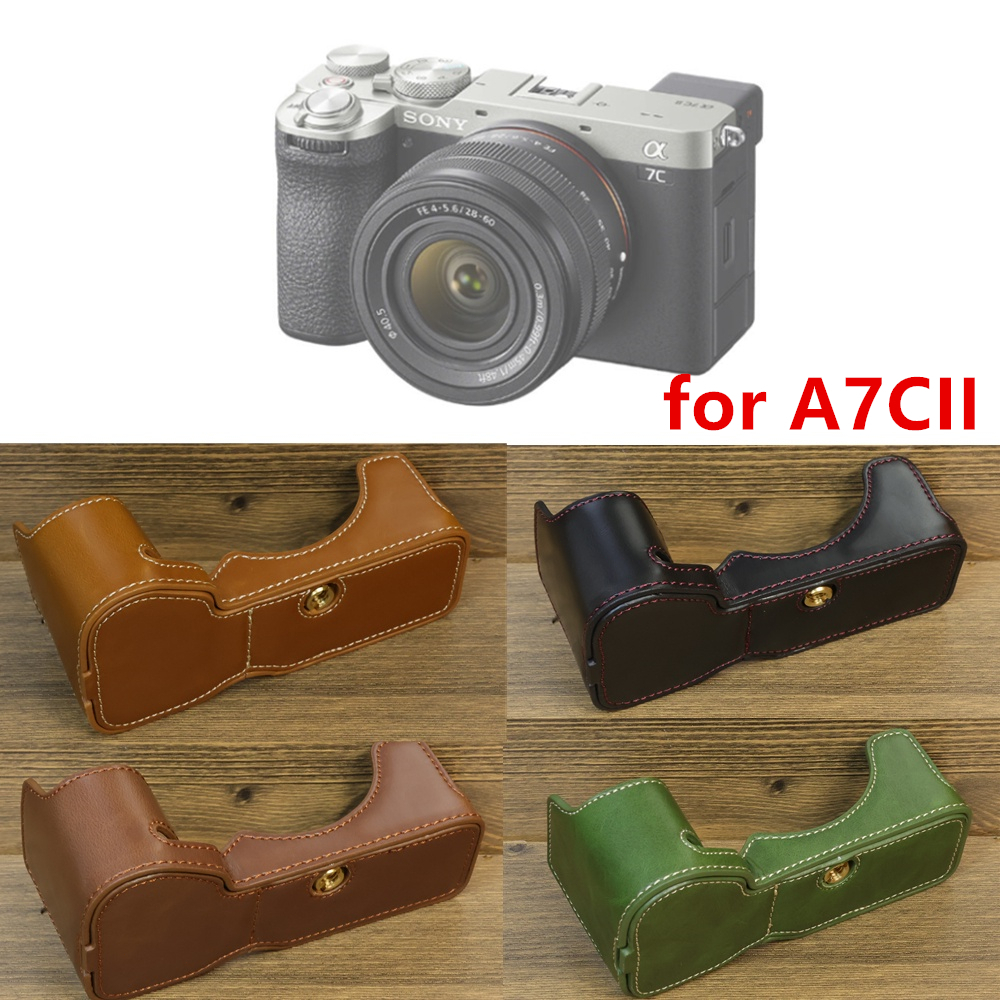 A7C2 Half Base Bag Body Case Cover Protector Shell เคสกระเป๋าหนัง PU ...