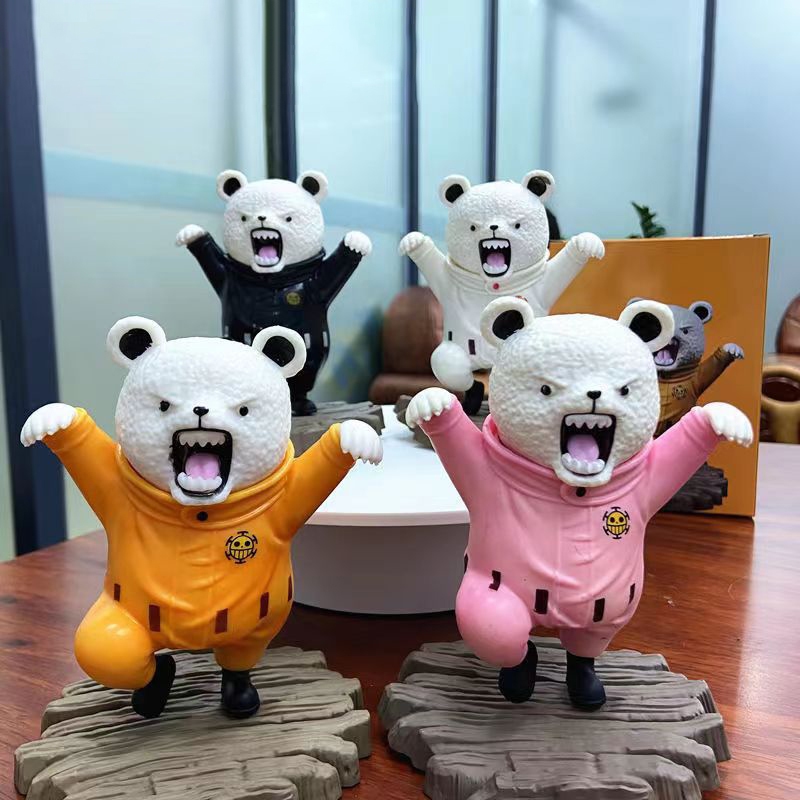 13.5ซม.อะนิเมะone PieceรูปKung Fu BepoหมีPVC Action Figuresรุ่นPolar ...