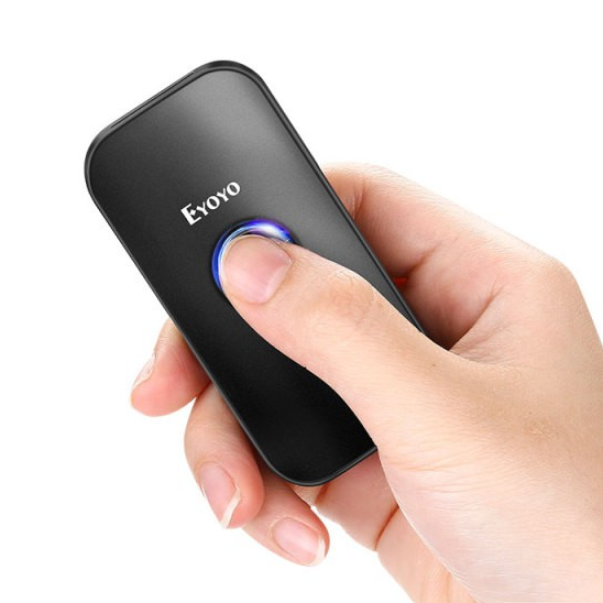 Eyoyo Mini Bluetooth Barcode Scanner, 3-in-1 Bluetooth USB 2.4G Barcode ...