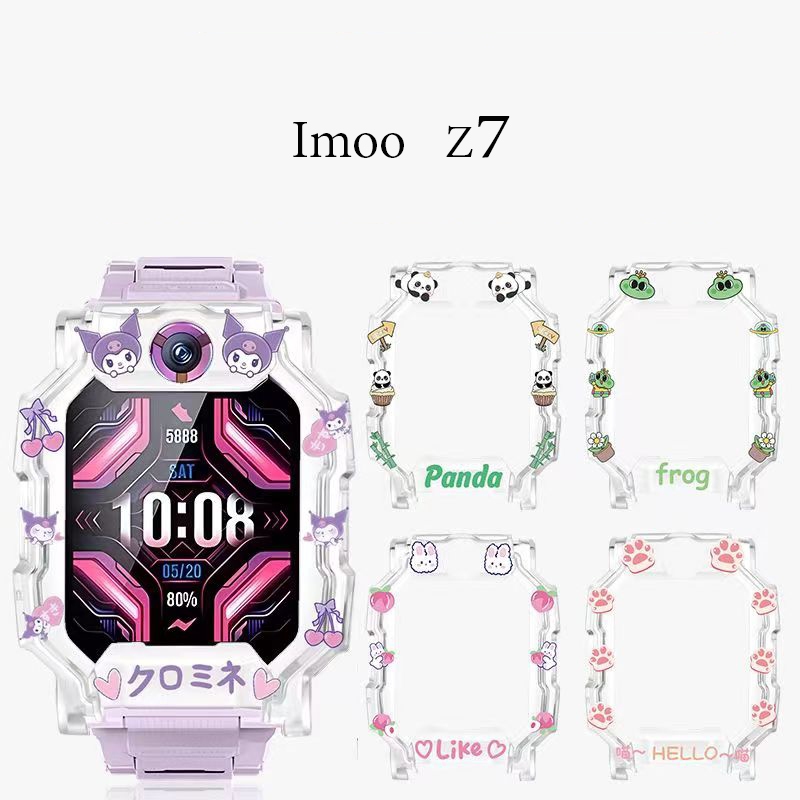 [2024 สินค้าใหม่] imoo Z7 เคสใส พิมพ์สุดน่ารัก Soft/TPU/Watch imoo Z7 ...