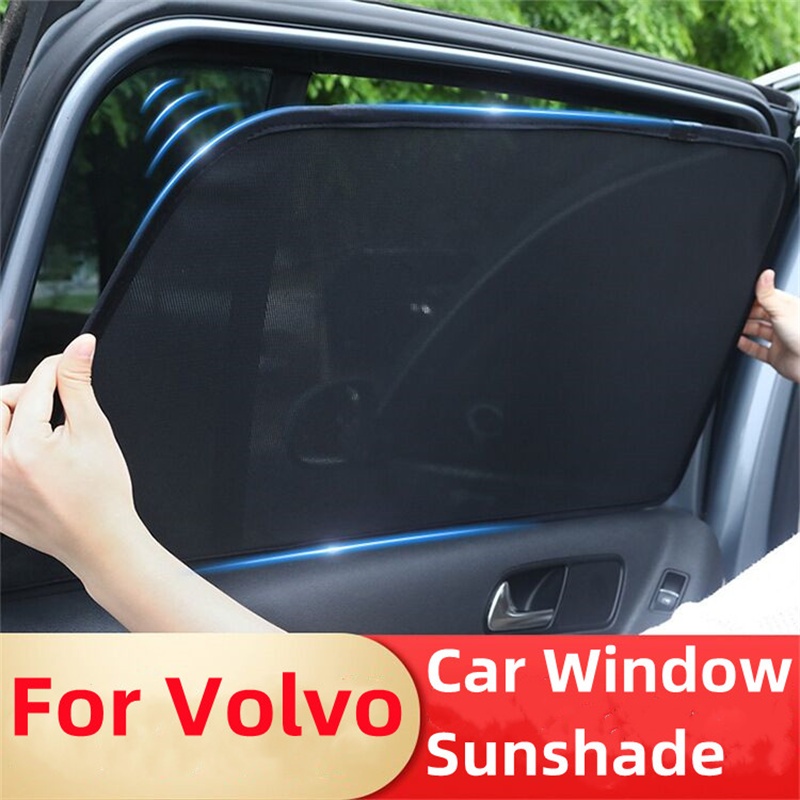 Magnetic Car Window Sunshade สําหรับ Volvo C40 2022-UP รถอุปกรณ์เสริม ...