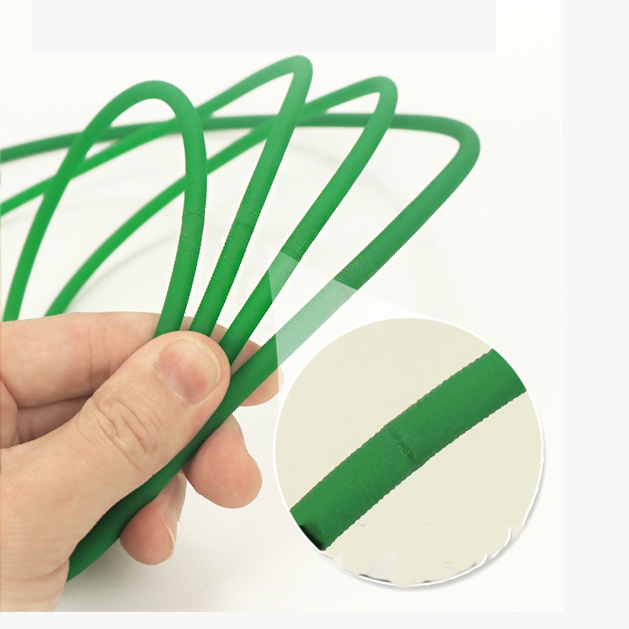 Ø2mm~20mm PU belt Polyurethane Strip Solid Drive Round Transfer เข็มขัด ...