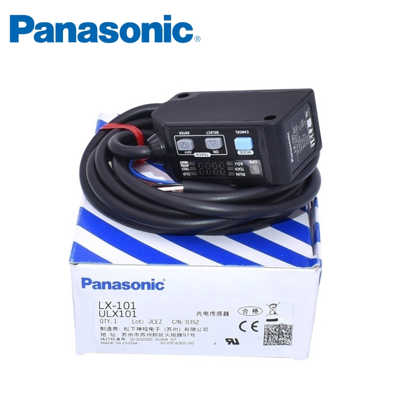 Panasonic LED เซ็นเซอร์ฉลากสีโฟโตอิเล็กทริคเครื่องหมายสีดิจิตอล LX-111 ...
