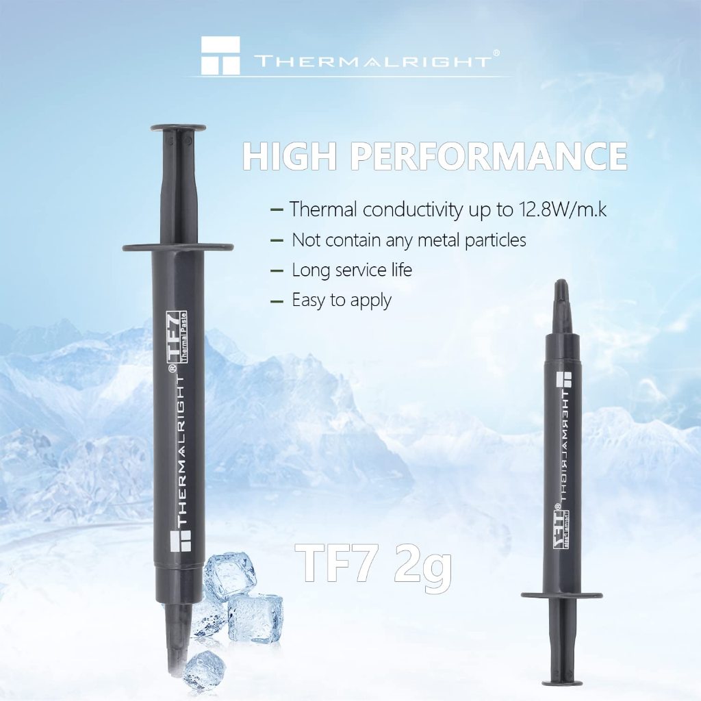 Thermalright TF7 2g การนําไฟฟ้าความร้อนเป็น 12.8 W/mk Thermal Paste ...