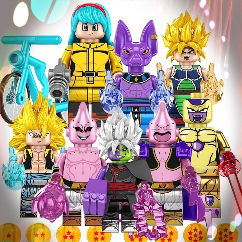 อะนิเมะมินิตัวละคร Dragon Ball Series ประกอบ Mini Building Block ของเล ...