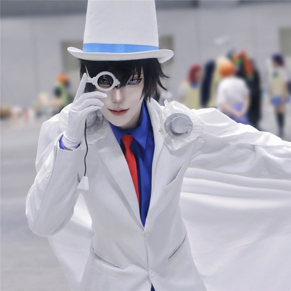 Kuroba Kaito cos Detective Conan คอสเพลย์อะนิเมะเครื่องแต่งกายฮาโลวีนการ์ตูนแสดงเครื่องแต่งกาย ...
