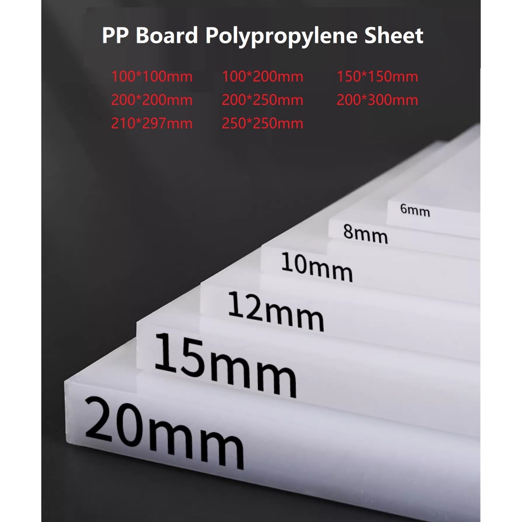 White Polypropylene Sheet Food Grade PP Board Polypropylene Plastic ...