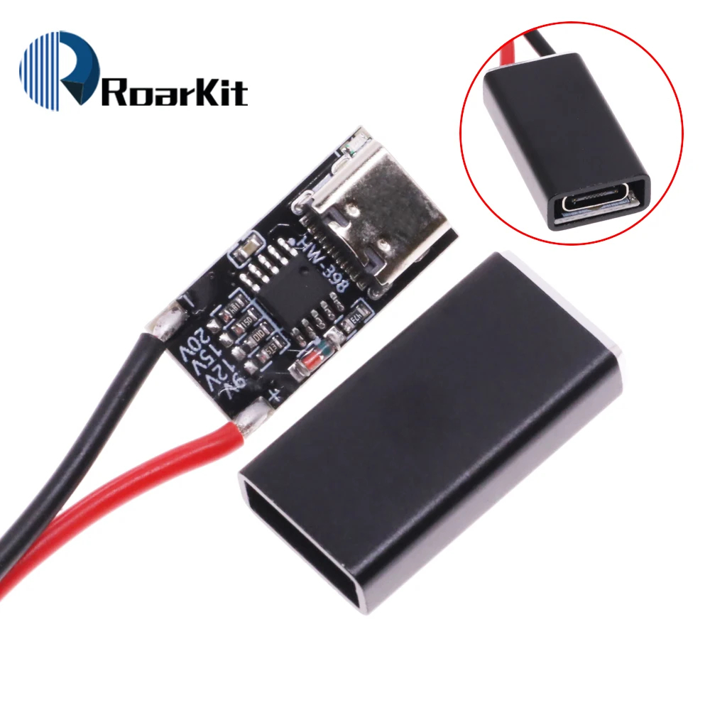 Type-c PD2.0 PD3.0 9V 12V 15V 20V Trigger Polling Detector USB Boost ...