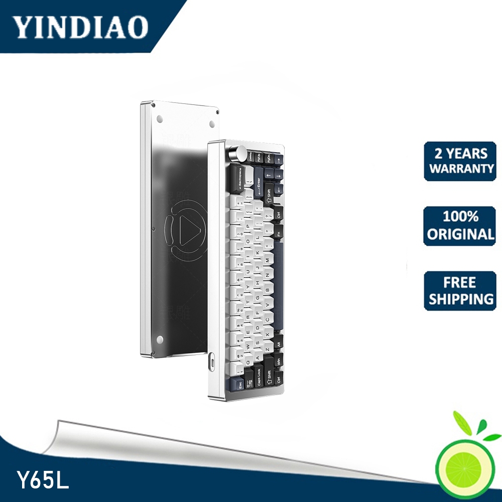 Yindiao Y65L สาย Kyboard อลูมิเนียม Tuo Tuo Custom Mechanical Keyboard ...