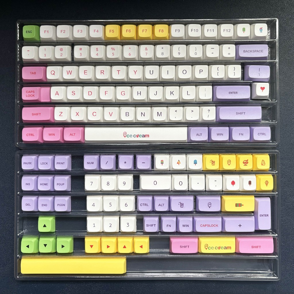 ไทย Thai keycaps XDA Profile Keycap PBT Dye-Sub คีย์แบบกลไกของแป้นพิมพ์ ...