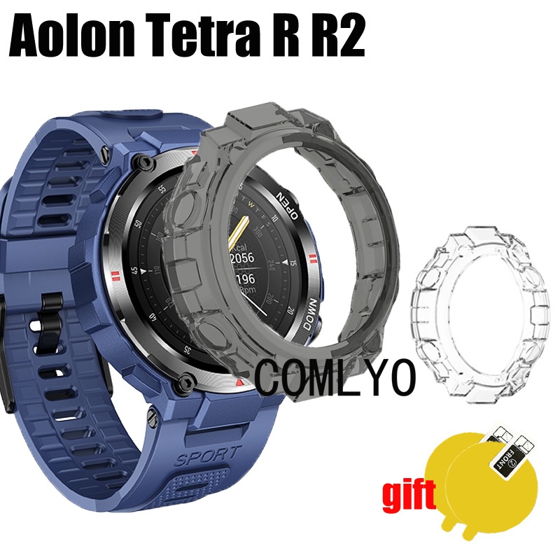 สําหรับ Aolon Tetra R2 r Navi r กรณีนาฬิกาสมาร์ทนุ่มป้องกันกันชนฝาครอบ ...