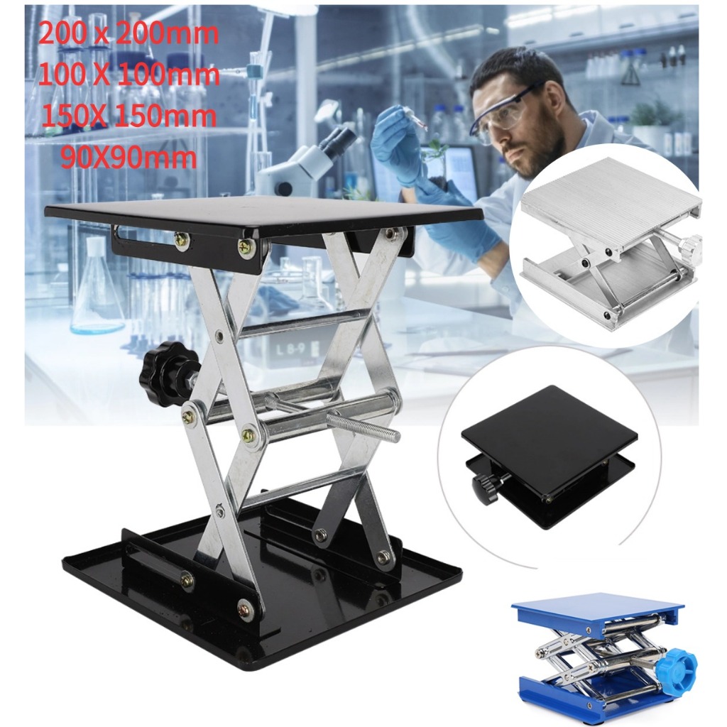 YOklahoma 200mm/150mm/100mm/90mm x Laboratory Lab Jack Lifting Platform ...