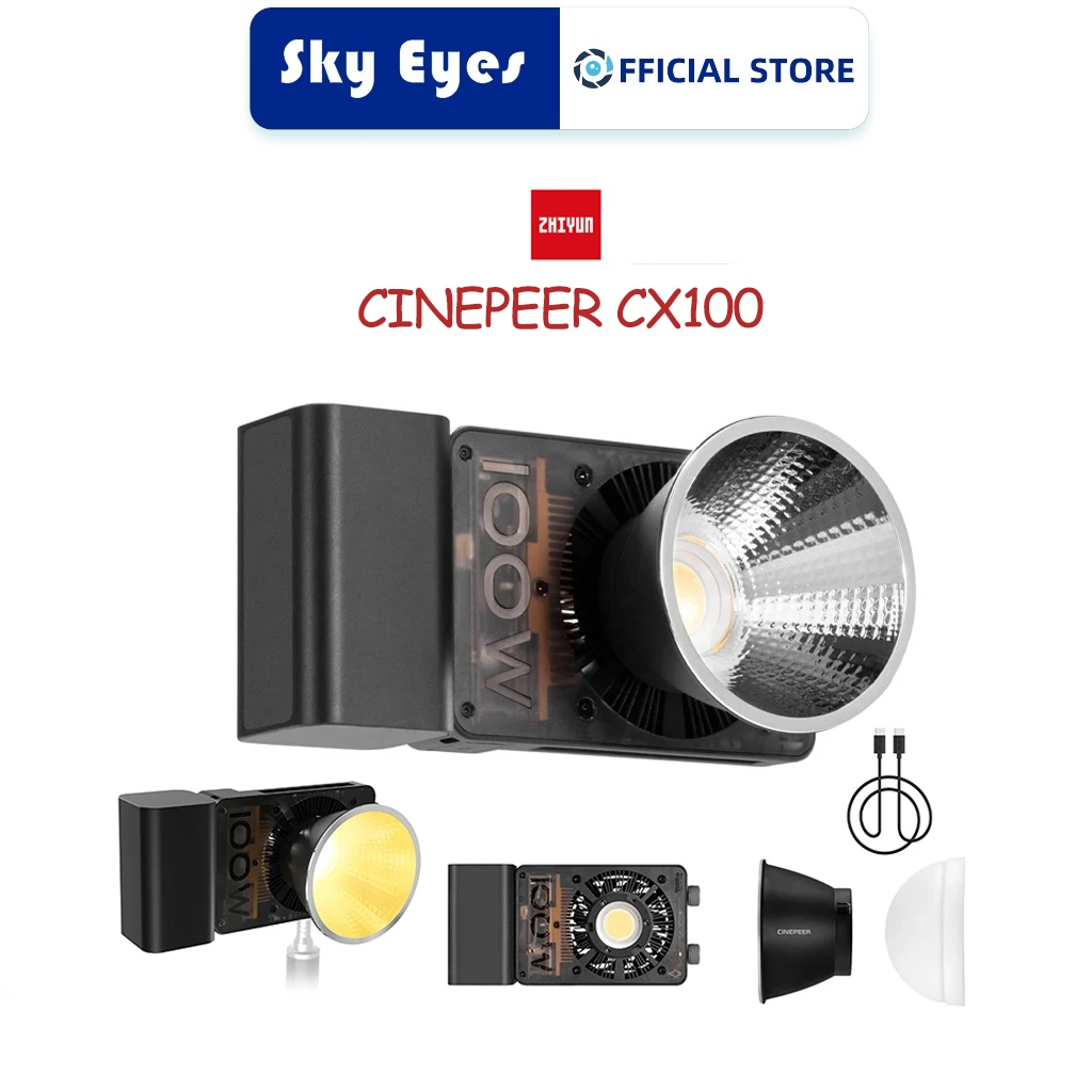 มาใหม ่ 】 ไฟวิดีโอ LED ZHIYUN CINEPEER CX100 100W | Shopee Thailand