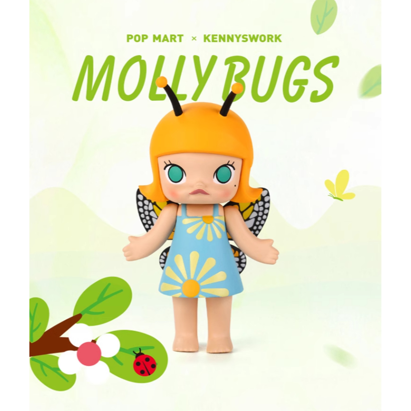 P POPMART Molly Insect Series กล ่ องลึกลับรูปตุ ๊ กตาสัตว ์ ตกแต ่ ง ...