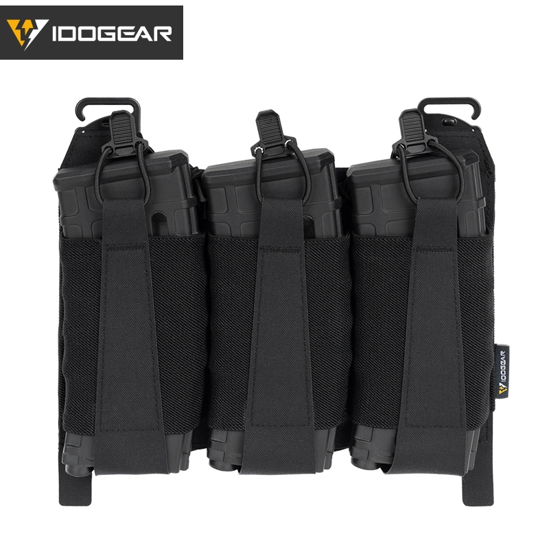 Idogear กระเป๋านิตยสารยุทธวิธีสามชั้น สําหรับ 556 Mag FERRO STYLE TEAR ...