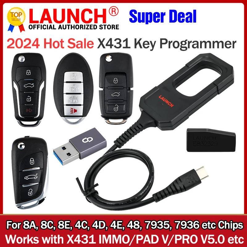 เปิดตัว X431 Key Programmer Remote Maker พร้อม Super Chip 4pcs ...