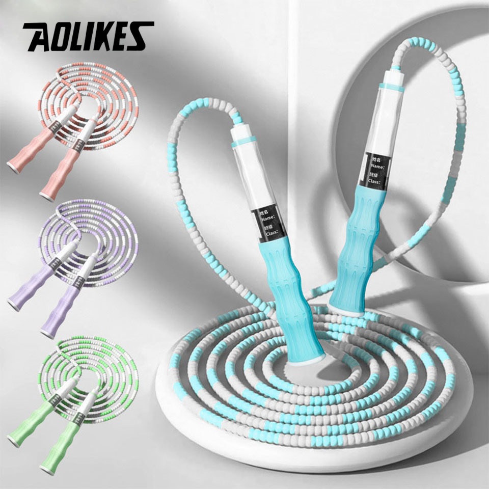Aolikes 2.8M Skill Jumping Bamboo Jump Rope PVC เริ่มต้นผู้ใหญ่เด็ก ...