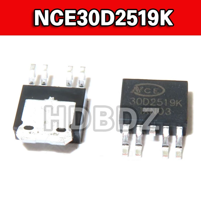5pcs NCE30D2519K TO-252-4 30V 25A/-19A N+Pchannel MOS ชิปหลอดเอฟเฟกต์ส ...