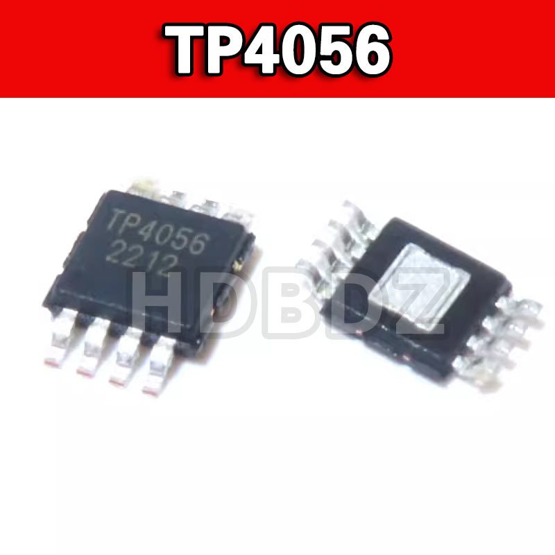 5pcs TP4056 SMD MSOP-8 1A แบตเตอรี ่ ลิเธียมชาร ์ จชิป IC TP4056M | Shopee Thailand