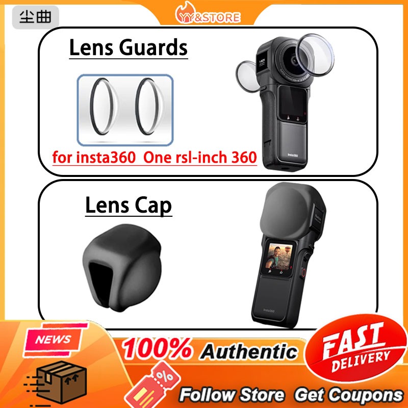 Insta360 ONE RS 1-inch 360 Edition เลนส์ Guards เลนส์สําหรับ 1 นิ้ว 360 ...