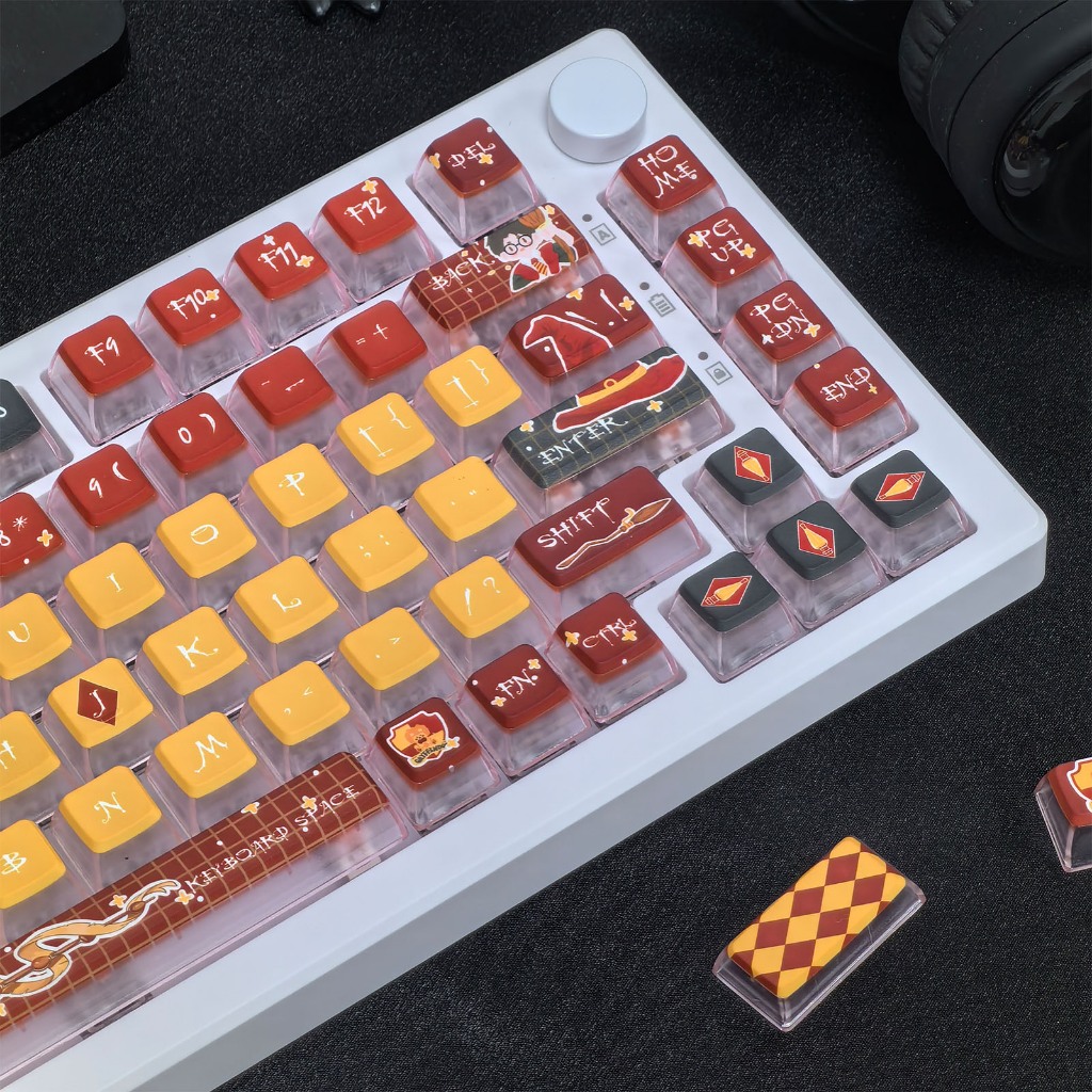 One Piece Harry Potter Pudding Keycap ASA โปรไฟล ์ PBT สี ่ ด ้ านการส ...