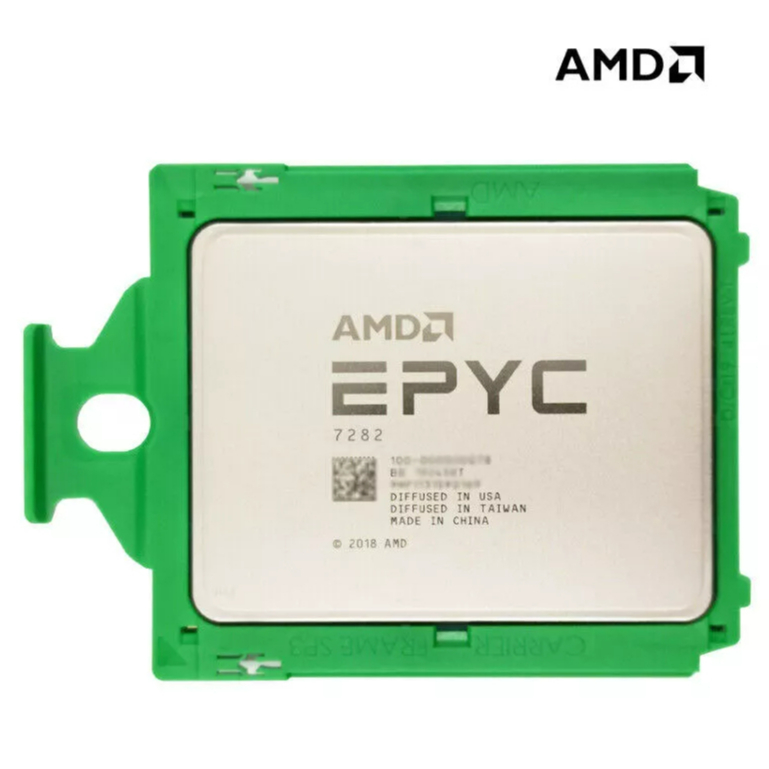 AMD EPYC 7282 โปรเซสเซอร์ CPU 2.8 GHz สูงสุด 3.2 GHz 64MB 120W SP3 100 ...