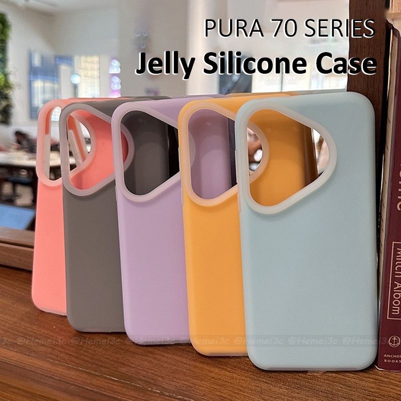 สําหรับ Huawei Pura 70 Pro Ultra Plus Casing Liquid Silica Gel Hard ...