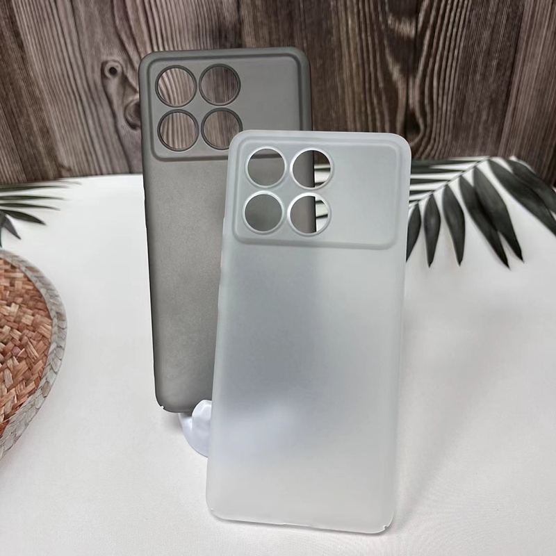 สําหรับ Xiaomi Poco F6 Pro Casing ไม ่ มีสีเหลืองโปร ่ งใส Slim Hard ...