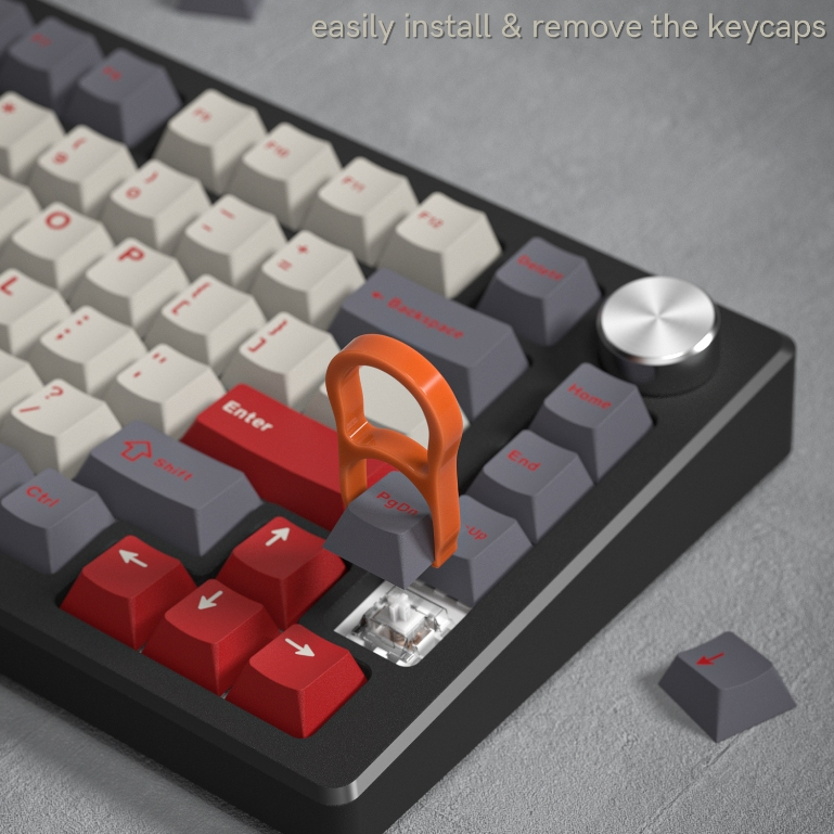 Voier 132 คีย์ PBT Keycaps Retro Cherry Profile Double Shot Custom Key ...