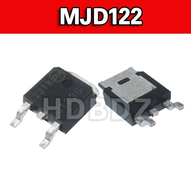 10pcs MJD122 TO252 Darlington ทรานซิสเตอร ์ MJD122G MJD122T4G SMD IC ...