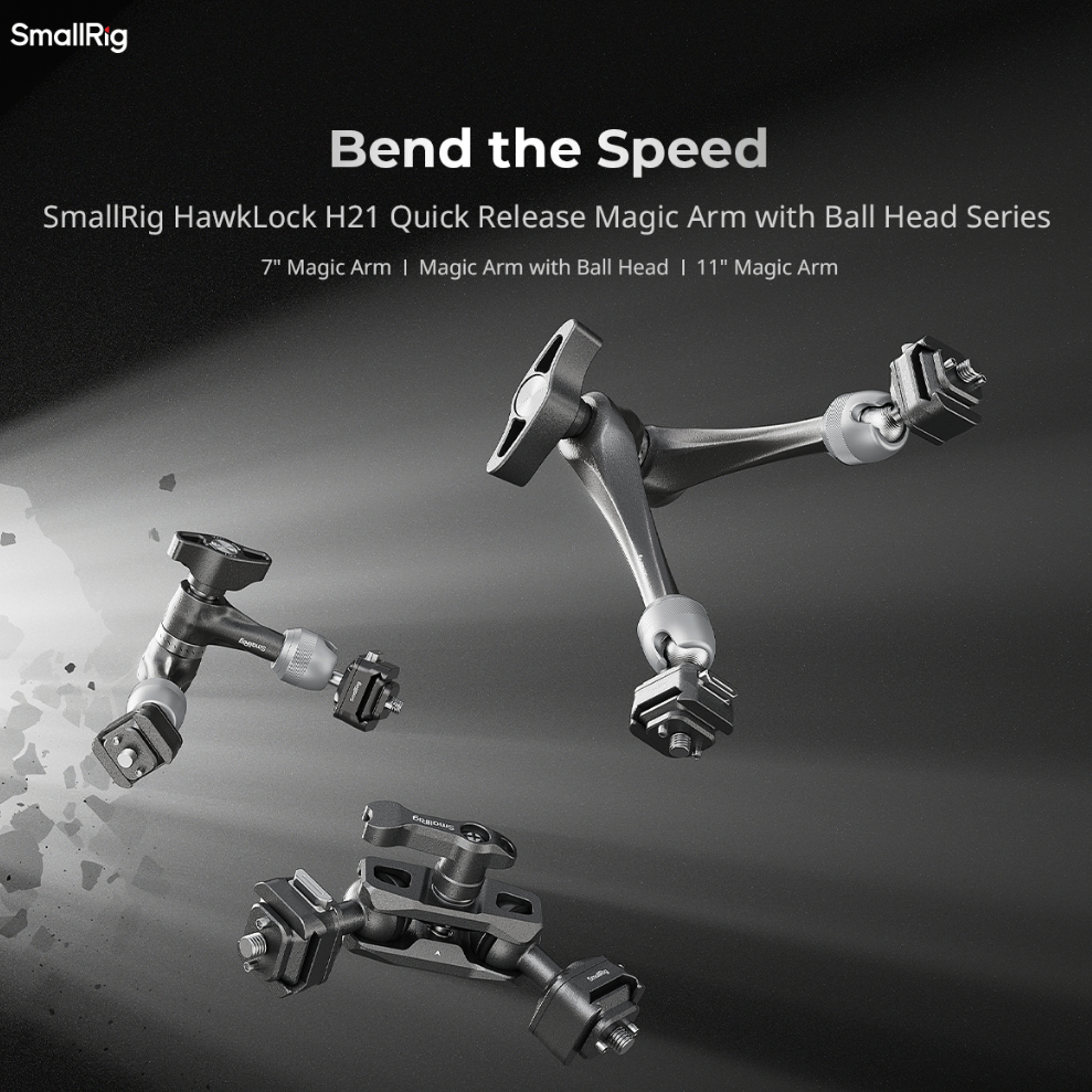 Smallrig HawkLock H21Quick Release Magic Arm & Handle Kit & Monitor ...