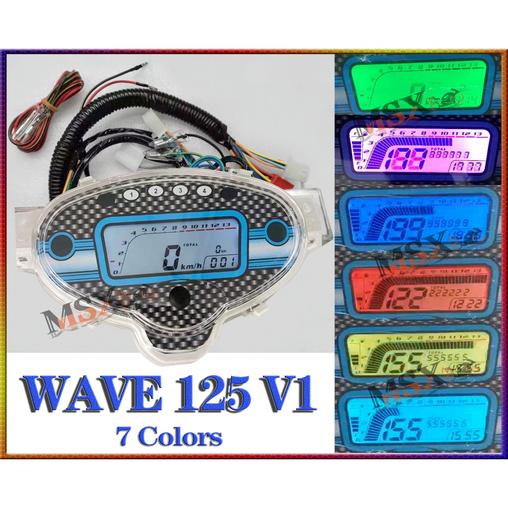 Msxmoto รถจักรยานยนต์สําหรับ HONDA WAVE 125 WAVE125 เครื่องมือ ...