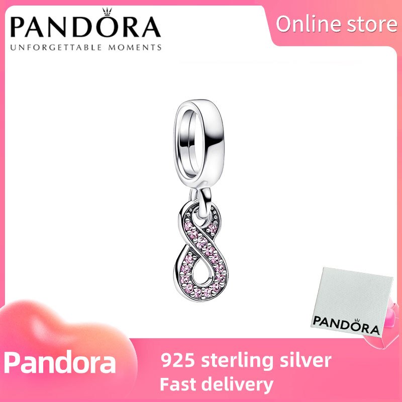 100% ของแท้ เงินสเตอร์ลิง S925 PANDORA [ 792766 C01]เสน่ห์ห้อยอินฟินิตี ...