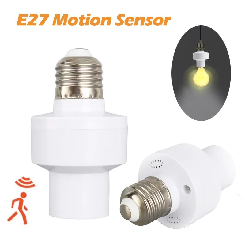 E27 Radar Human Body Sensing โคมไฟหัว AC 100-240V สกรูเซนเซอร ์ สวิทช ์ ...