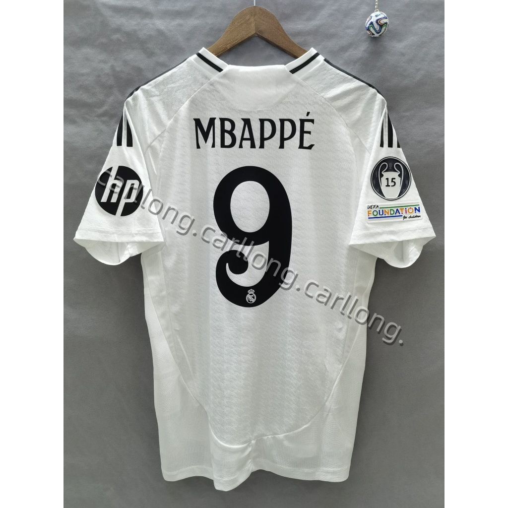 Real Madrid 2024-2025 jersey Player Version BELLINGHAM MBAPPÉ Modri ...