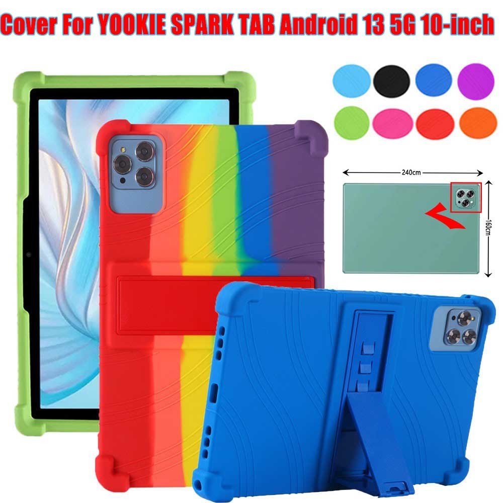 สําหรับ YOOKIE SPARK TAB Android 13 5G 10 นิ้ว UFashion สีพื้นผิวนุ่ม ...