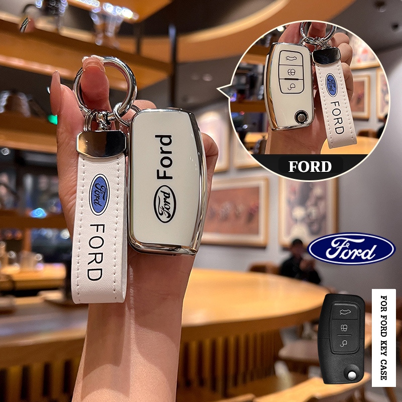 Ford Car Remote Key Case สําหรับ Ford Fiesta/Focus/Ecosport Key Cover ...